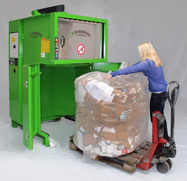 Pack-Station PS 1000-E | Ballenpresse Papierpresse Presscontainer ...